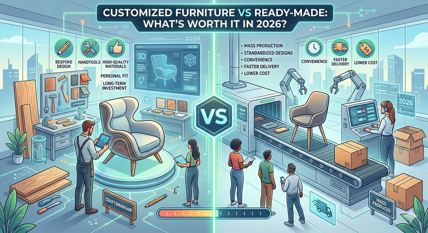 Customized Furniture vs Ready-Made: What’s Worth It in 2026?
